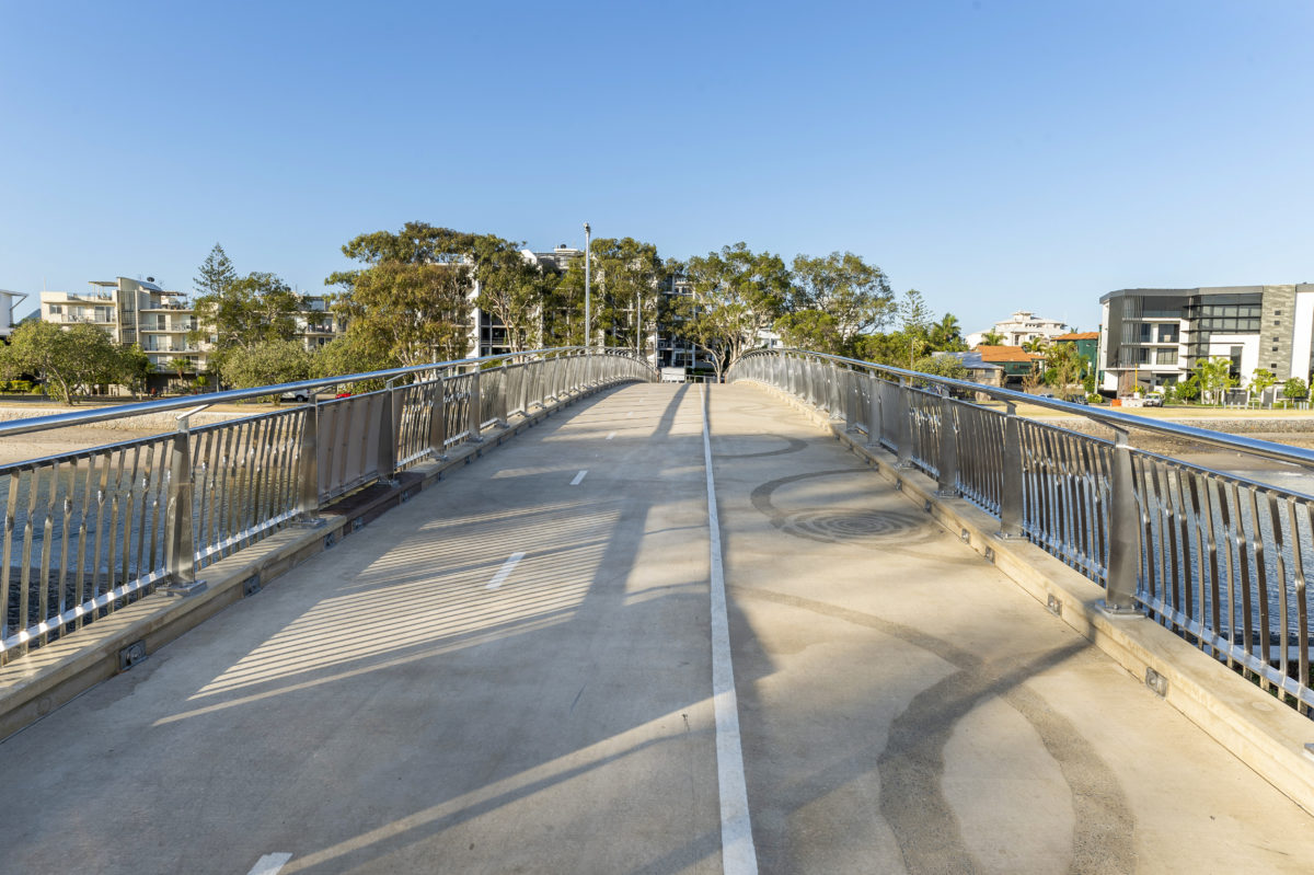 Mooloolaba Walk & Ride Bridge - Alder Constructions